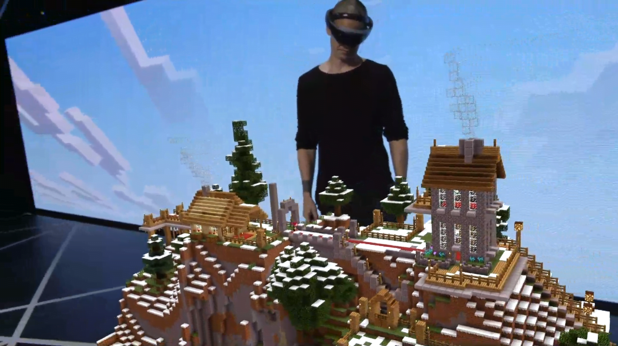 Minecraft con Hololens, una excelente idea la cual requiere mas detalles.