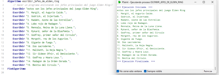 PSeInt: Explorando sus Comandos y Ejemplos Prácticos
