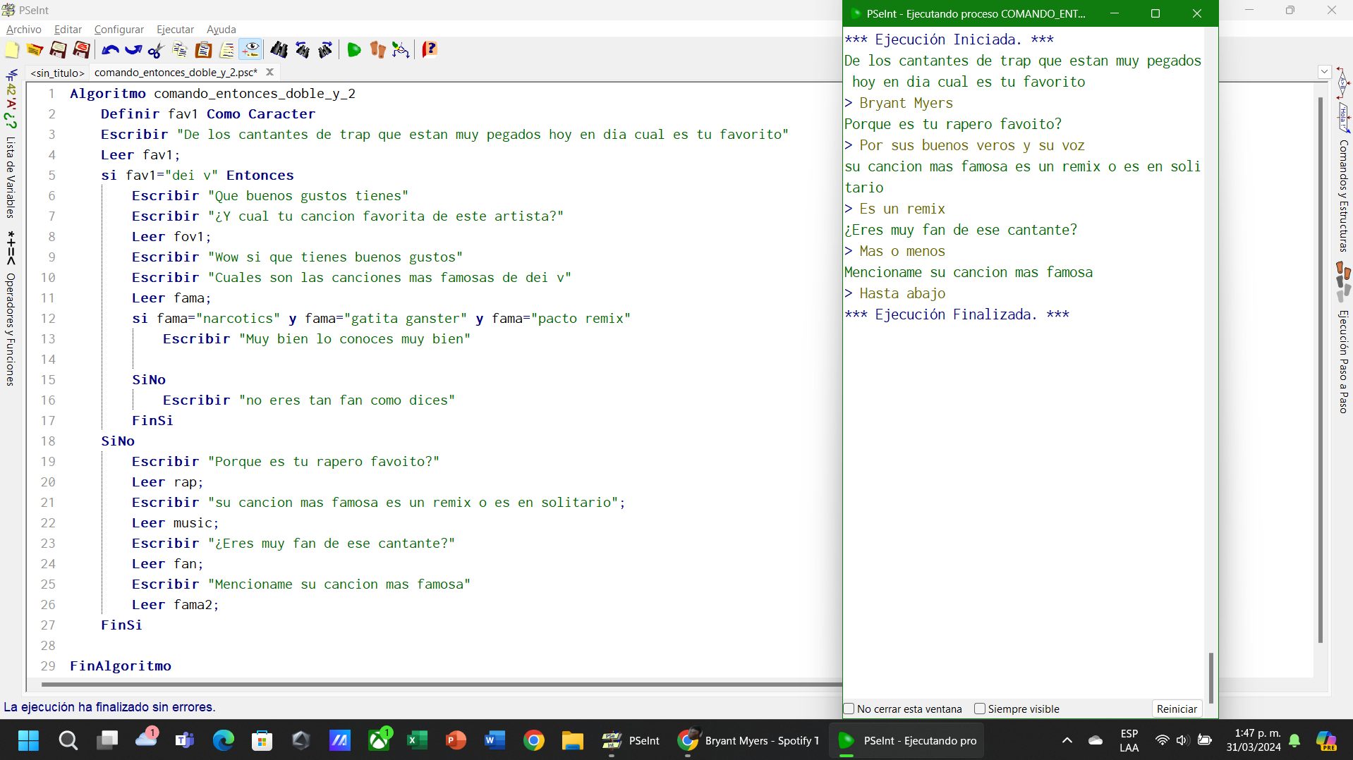 PSeInt: Aprende estos comandos básicos y empieza a programar. – Portal ...