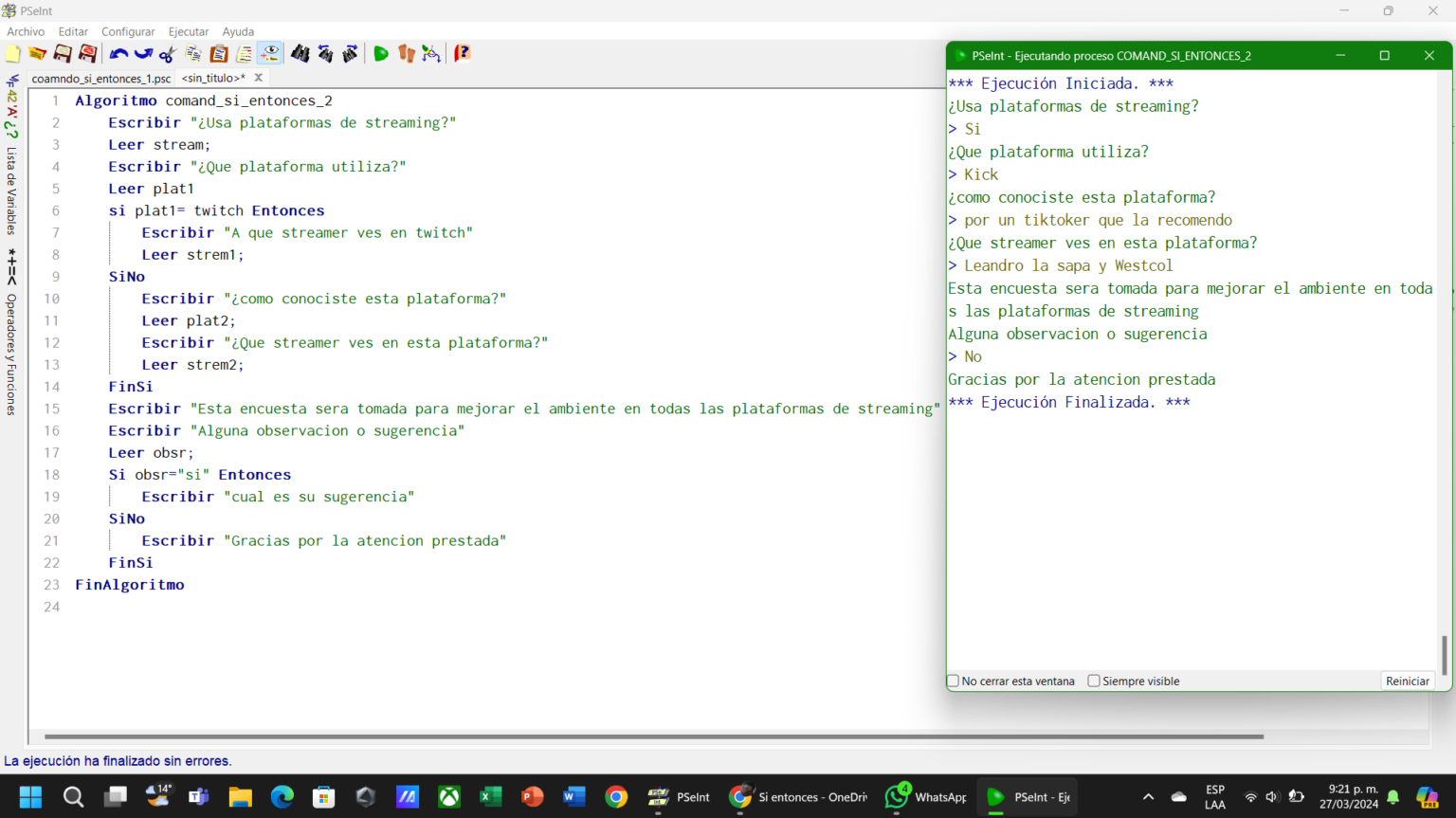 PSeInt: Aprende estos comandos básicos y empieza a programar. – Portal ...